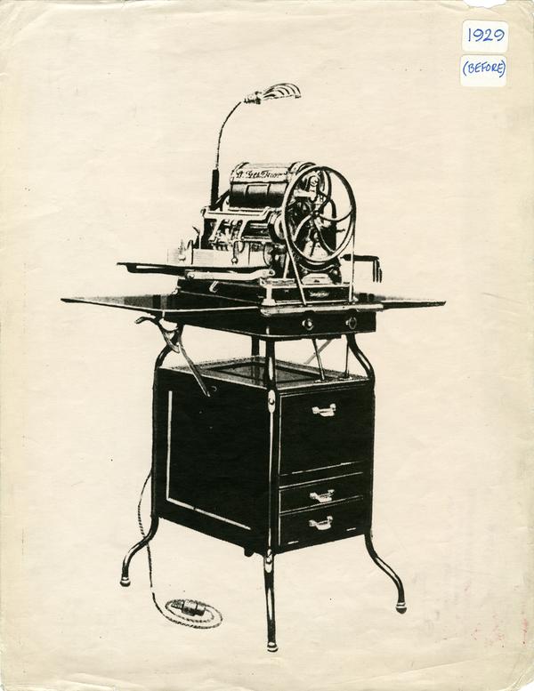Gestetner Cyclostyle Office Duplication Machine Design by Raymond Loewy | Hagley
